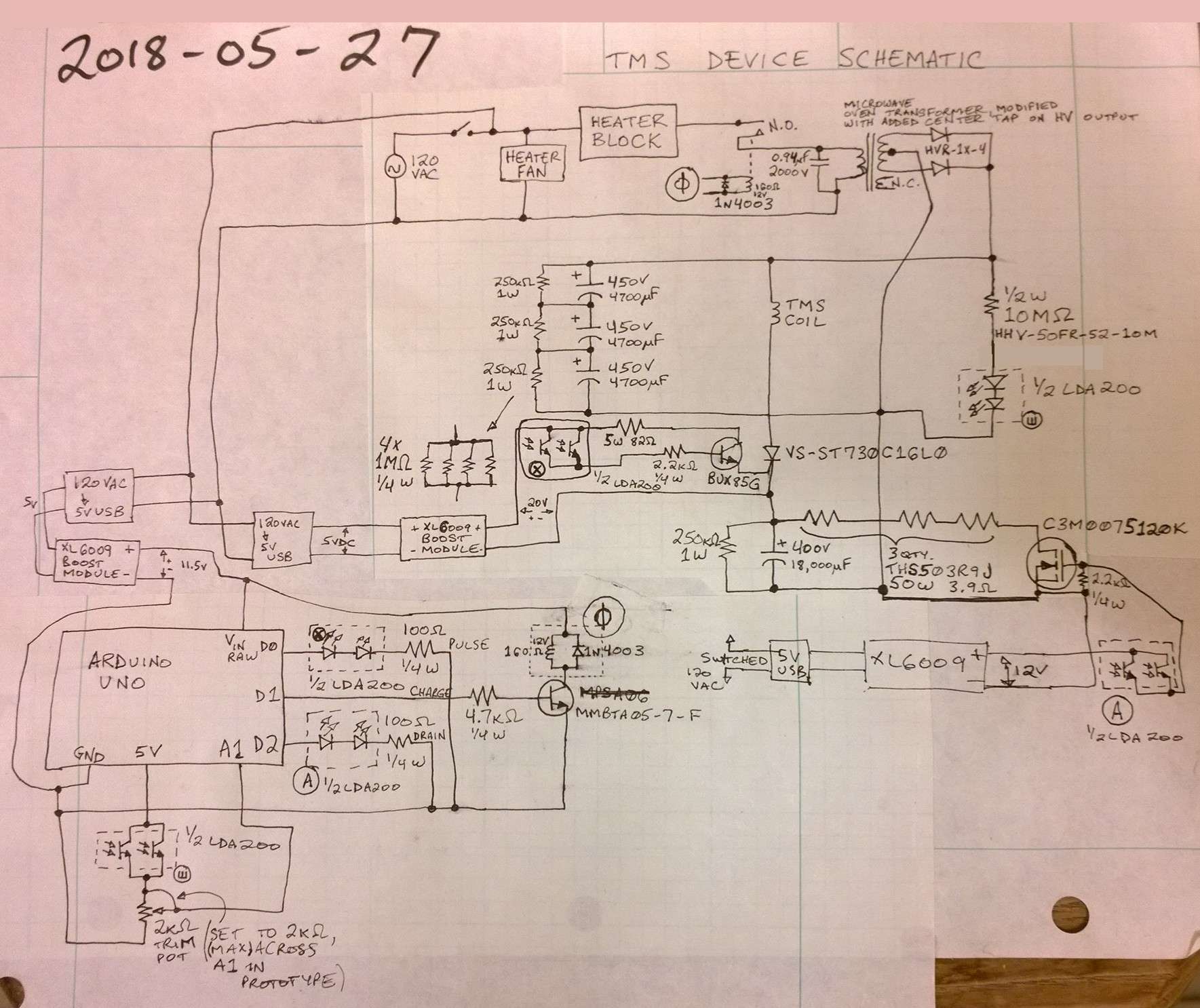 Open-source TMS device design update; part 3 : r/rtms